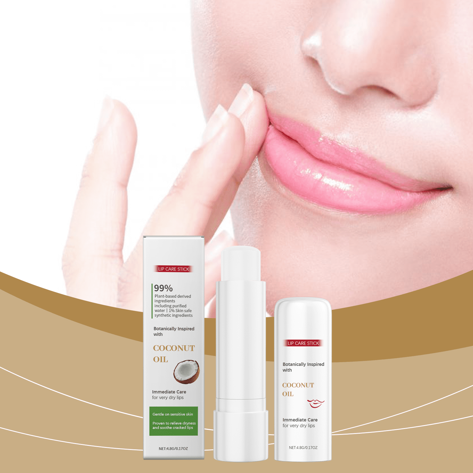 Makeup Naturally Inspired Lip Stick With Oil And Shea Butter, Hydrating ...