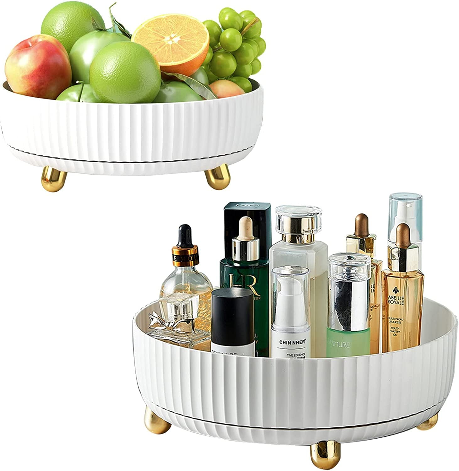 Makeup Organiser, 360 Rotating Make Up Organiser Storage, Spinning ...