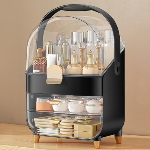 Makeup Organizer Countertop, Skincare Holder Bathroom Counter Organizer ...