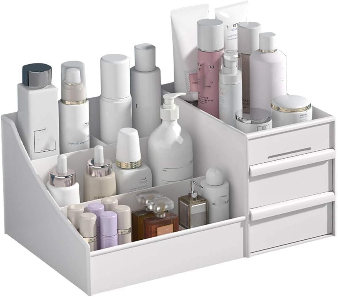 Makeup Organizer with Drawers,Large Capacity Organizer Cosmetic Storage ...