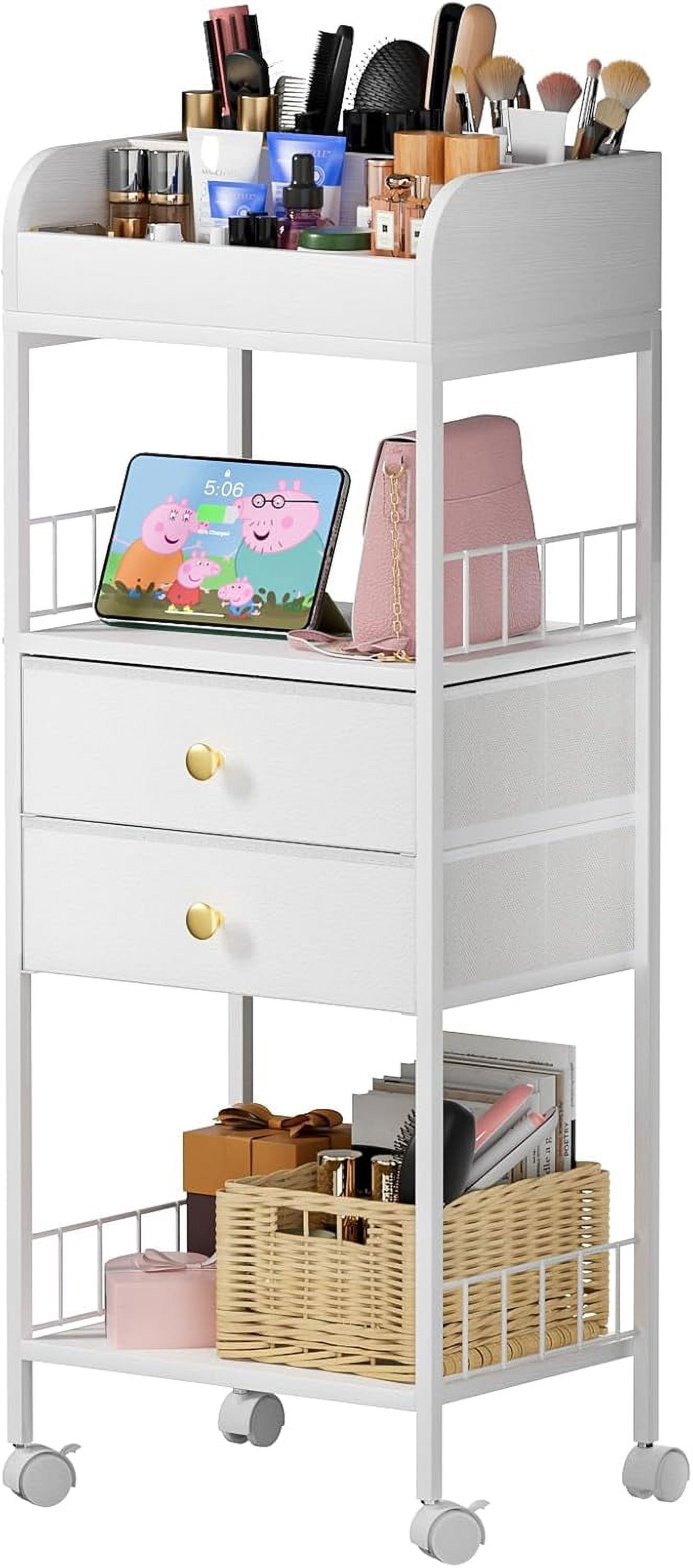 Makeup Organizer, Make Up Skincare Organizers and Storage, Makeup Cart ...
