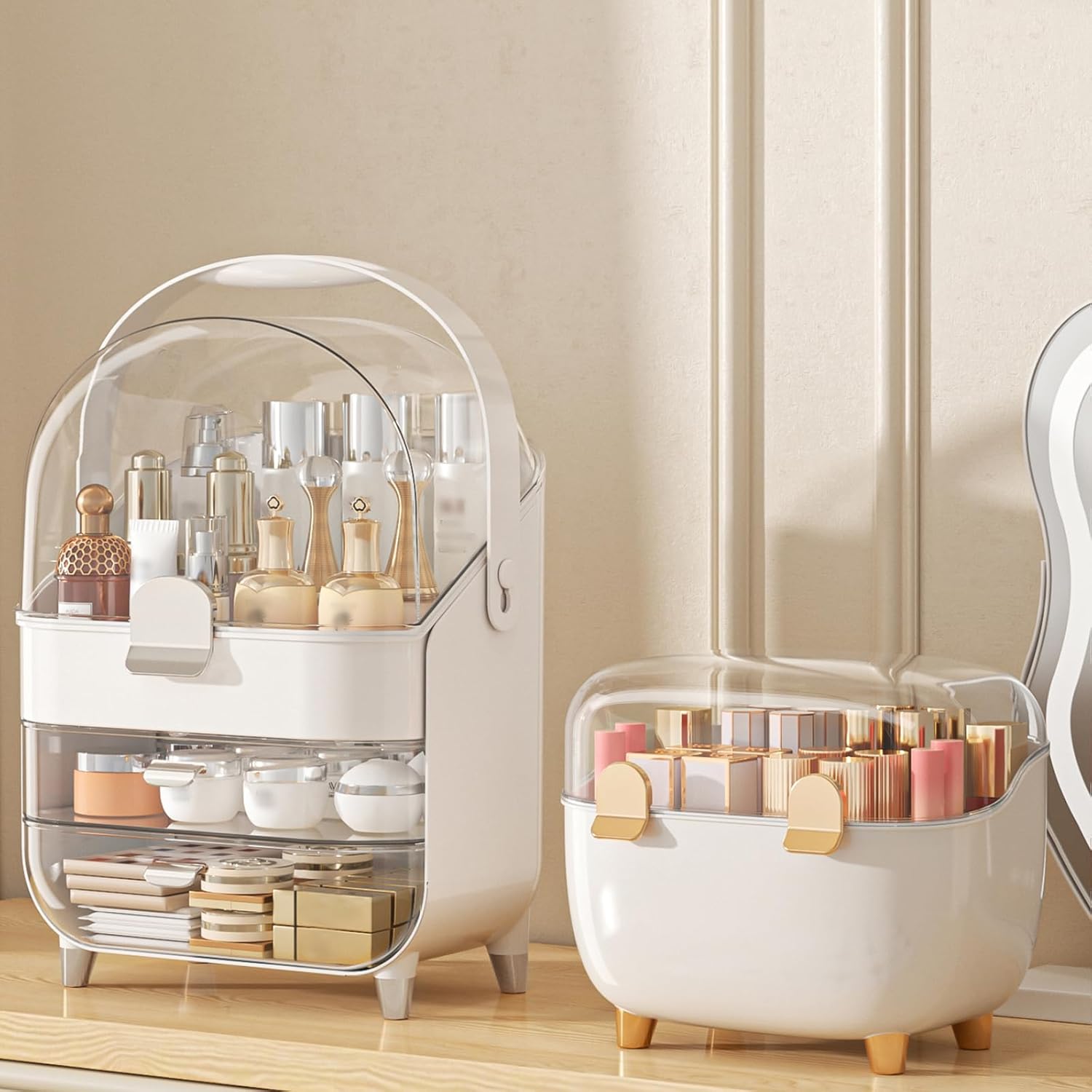 Makeup Organizer, Skincare Holder Bathroom Counter Organizer, Storage ...