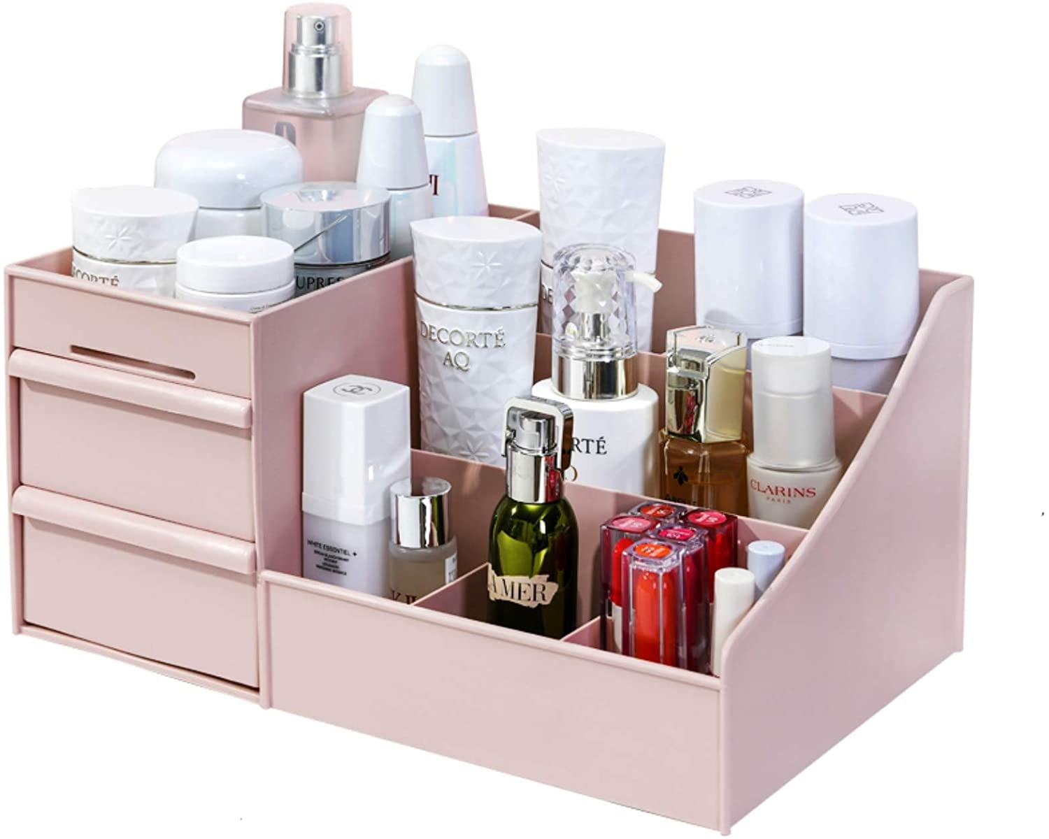 Makeup Organizer With Drawers — Countertop Organizer for Cosmetics ...