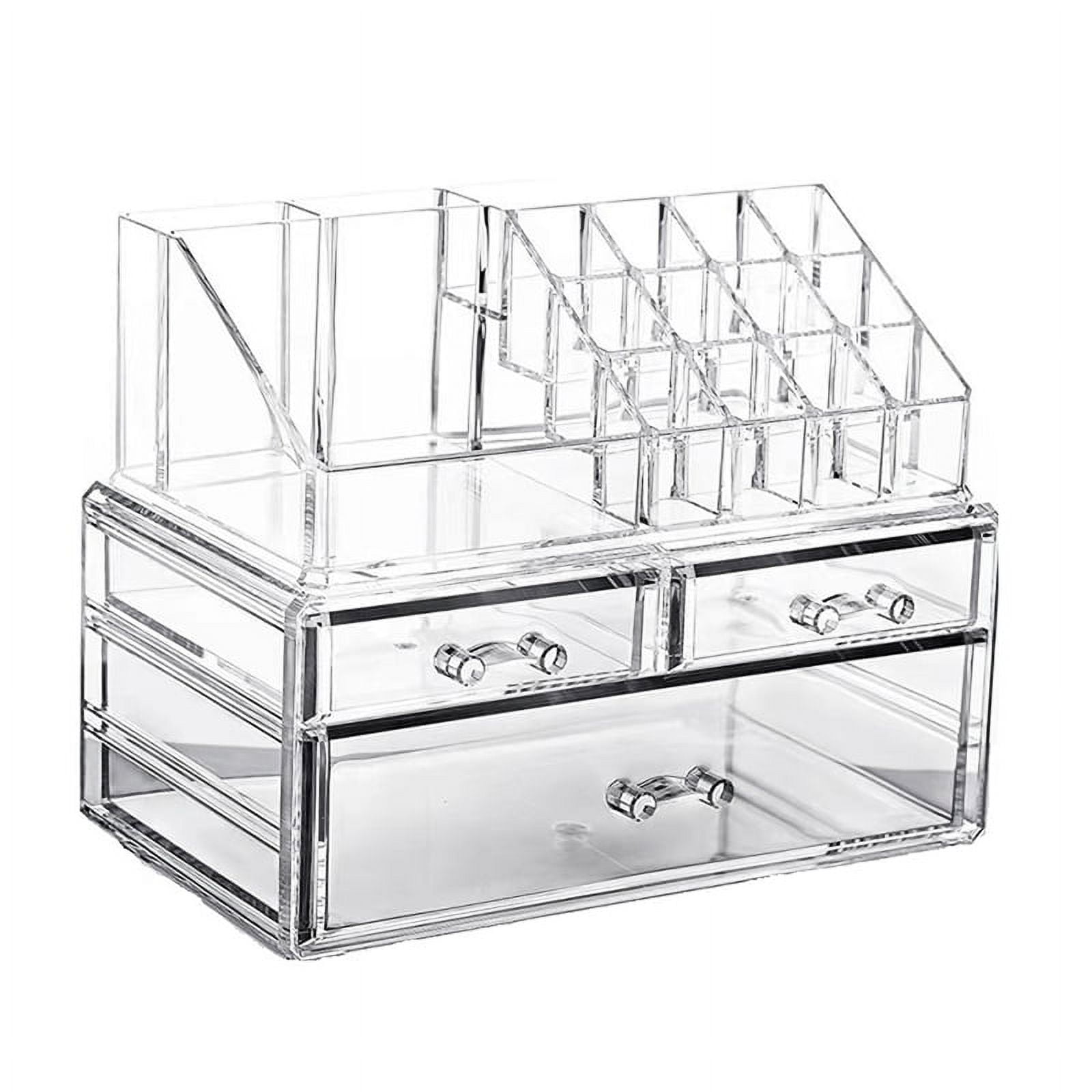 Makeup Organizer with 3 Drawers and Removable of Top Lipstick Holders ...