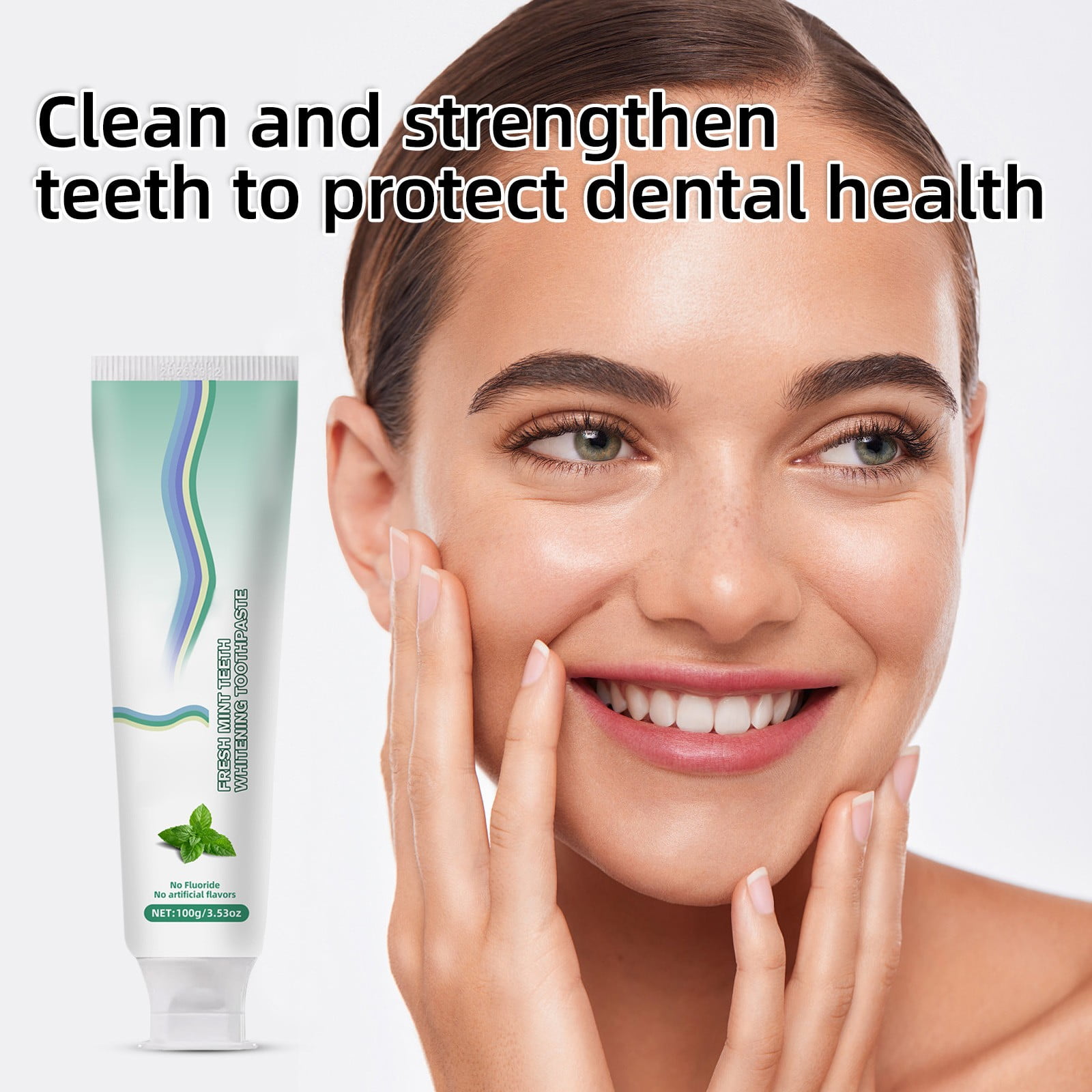 Makeup Peppermint Toothpaste, Teeth Whitening Agent, Whitening And ...