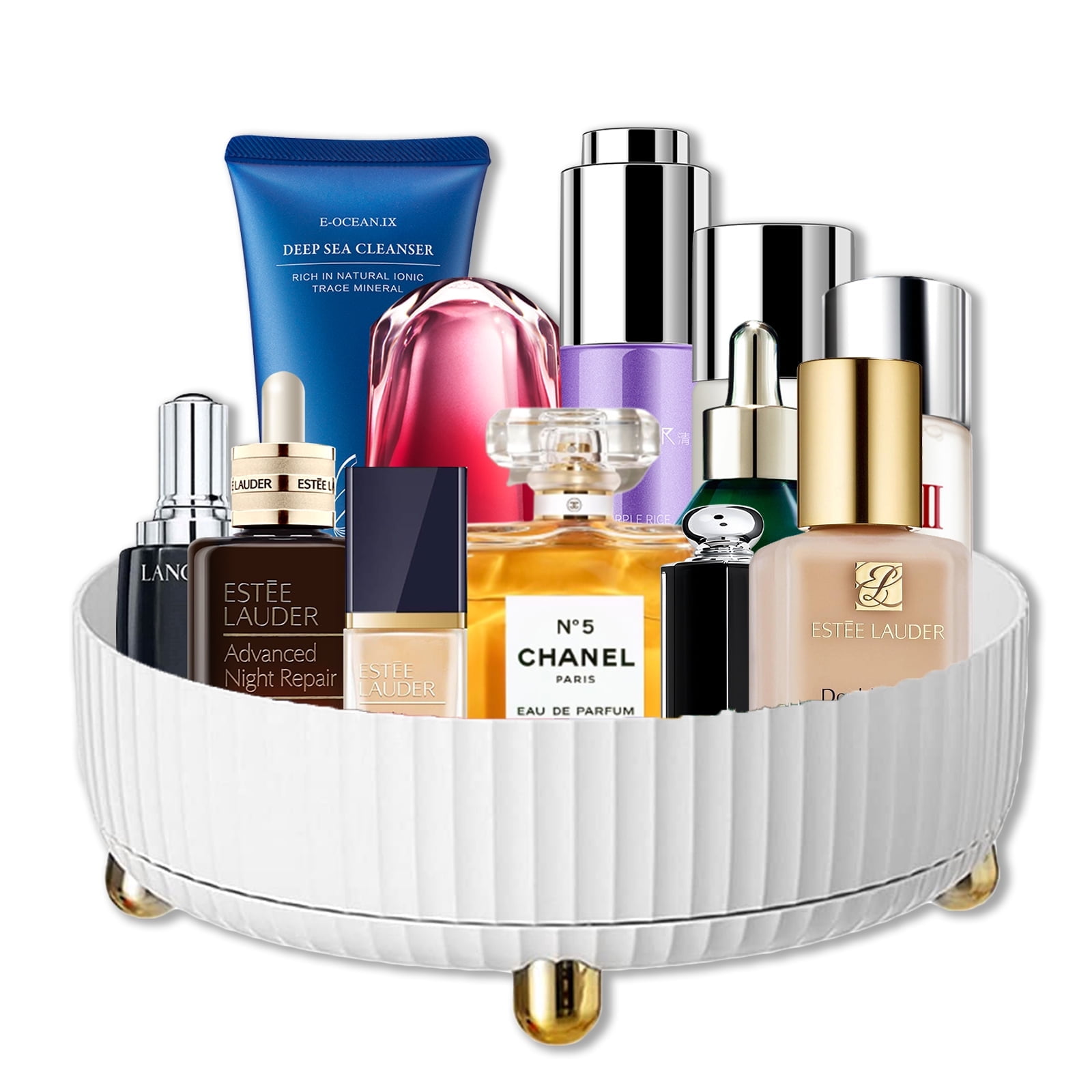 Makeup Perfume Organizer, 360 Degree Rotating Skincare Organizer Large ...