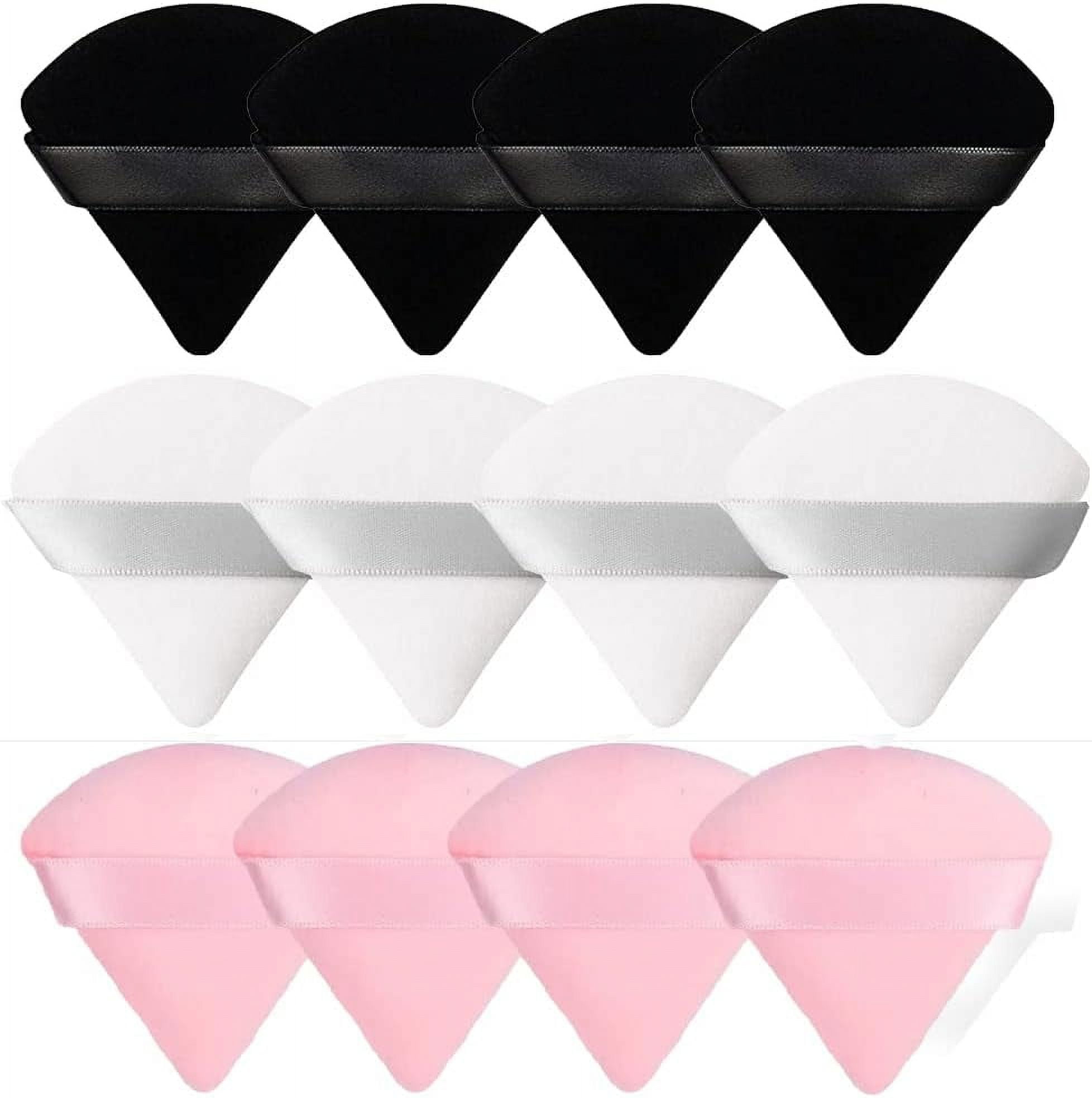 Makeup Powder Puffs, Made of Velour in Triangle Wedge Shape Designed ...