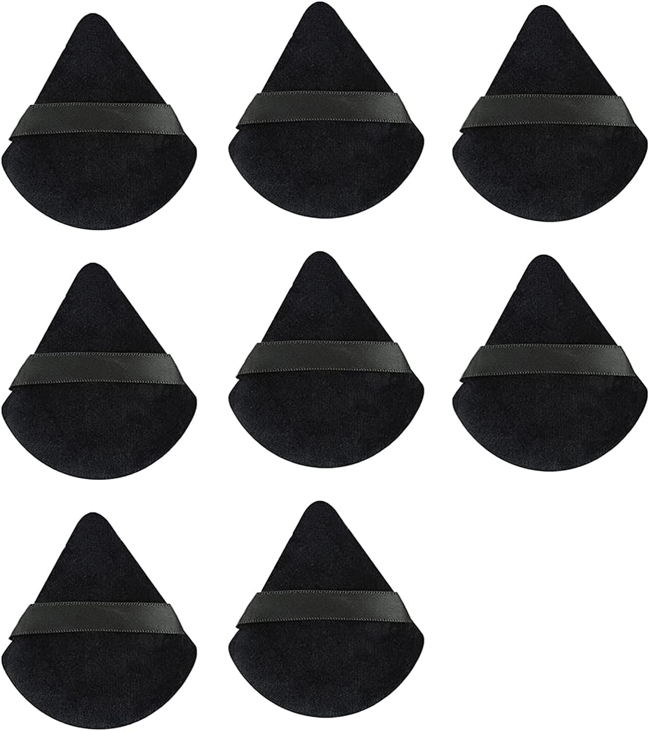 Makeup Powder Puffs with Strap Pure Cotton Smooth Soft Makeup Sponge ...