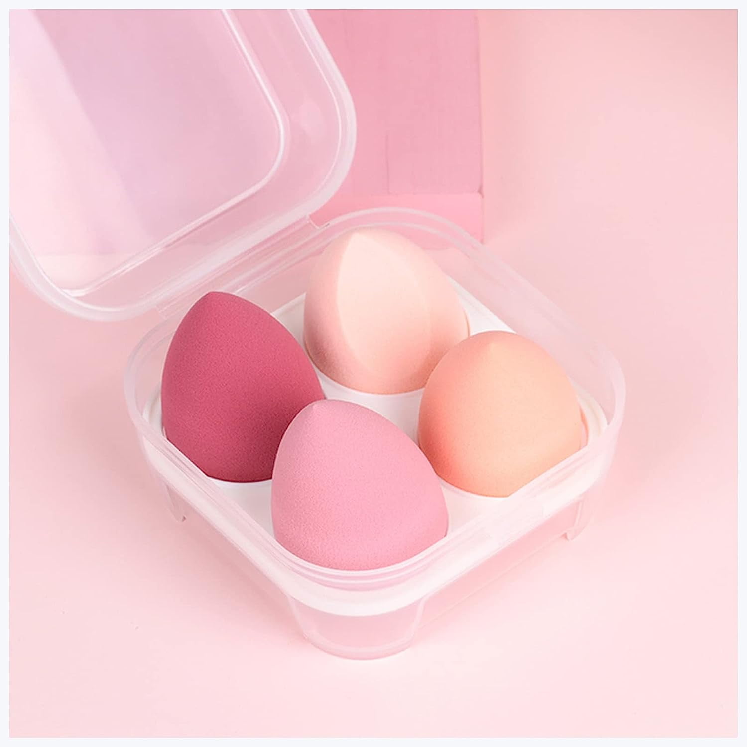 Makeup Puff 8pcs Sponge for Makeup Set Macarone Gradient Water Drop ...