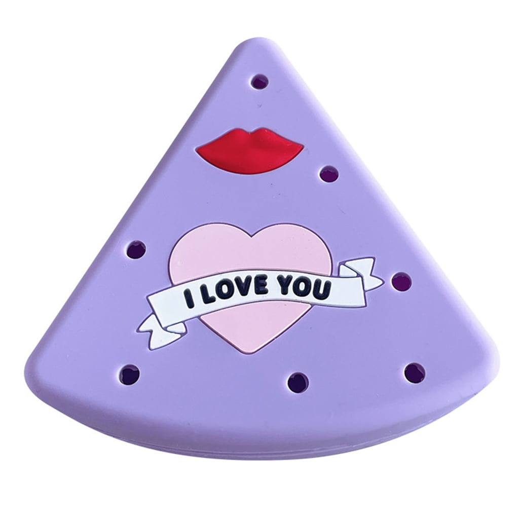 Makeup Puff Holder Silicone Powder Puff Carrying Case Triangle Makeup ...
