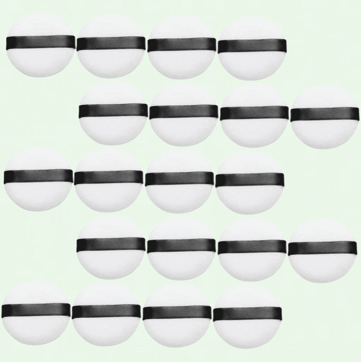 Makeup Puff Set of 20, Triangular Cosmetics Puffs for Face and Body ...