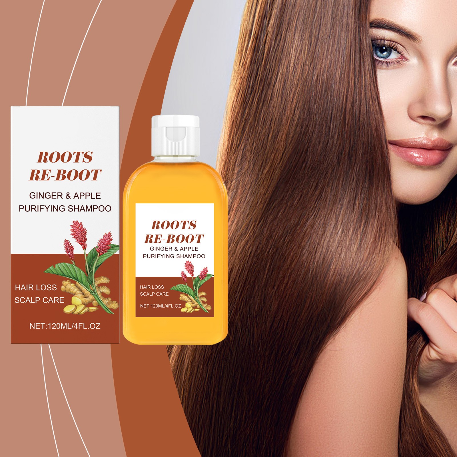 Makeup Refreshing Hair Loss Soothing Shampoo, Hair Root Shampoo ...
