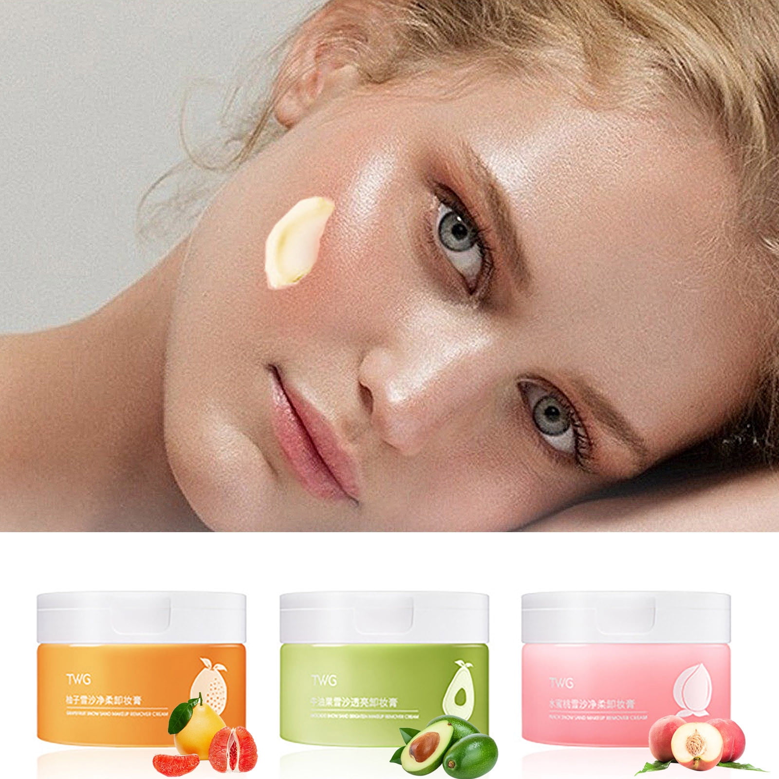 Makeup Remover Cream 4-in-1 Multifunctional Face & Eye Cleanser | No ...