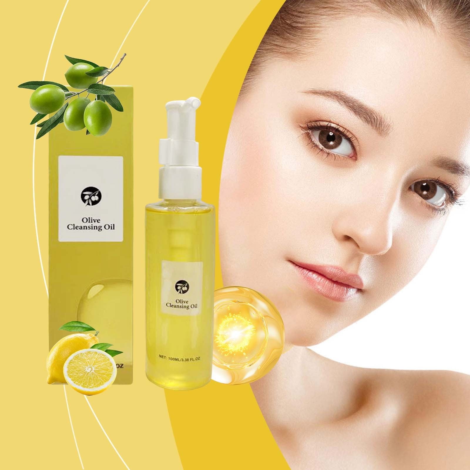 Makeup Remover Oil | Deep Cleansing Face & Eye Cleanser for Sensitive ...