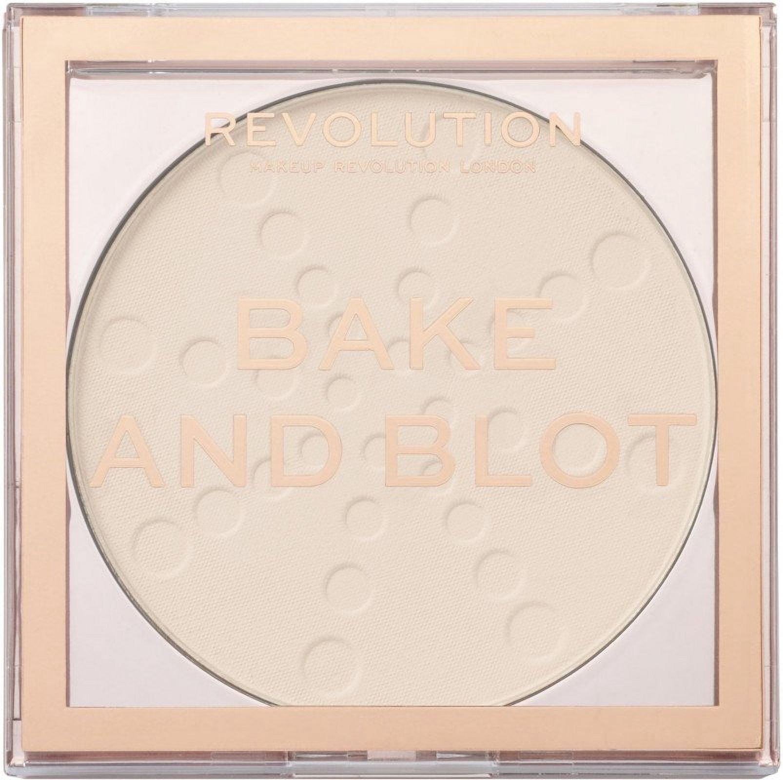 Makeup Revolution Bake And Blot Pressed Powder - Lace (for medium skin ...