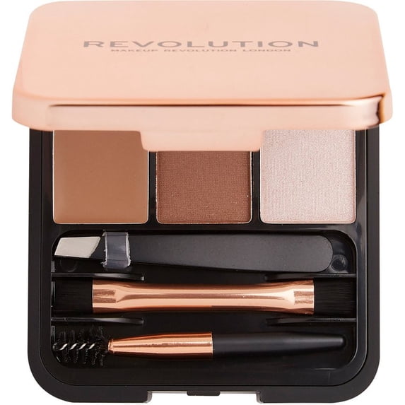 Revolution Beauty Brow Sculpt Kit ~ Brown - Walmart.com