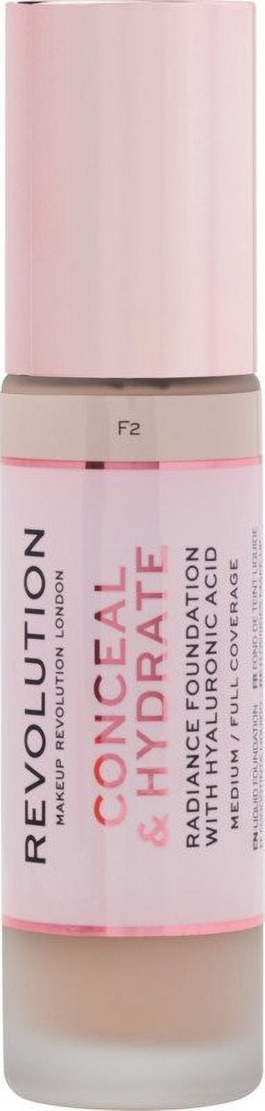 Makeup Revolution Conceal & Hydrate Foundation - F2 (light skin tones w ...