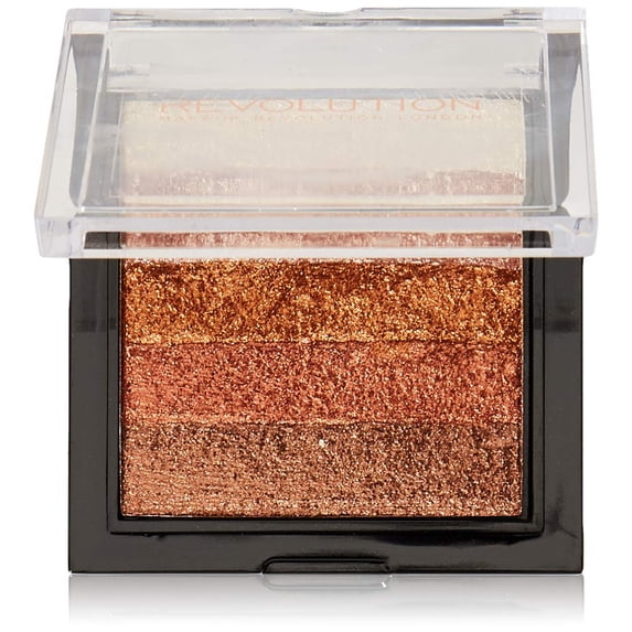 Makeup Revolution London Vivid Shimmer Brick, Rose Gold, 7g - Walmart.com