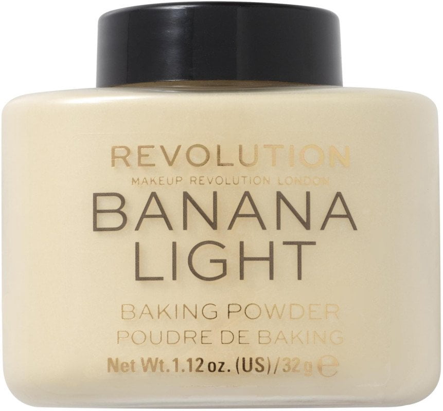 Makeup Revolution Loose Baking Powder - Banana Light (brightening for ...
