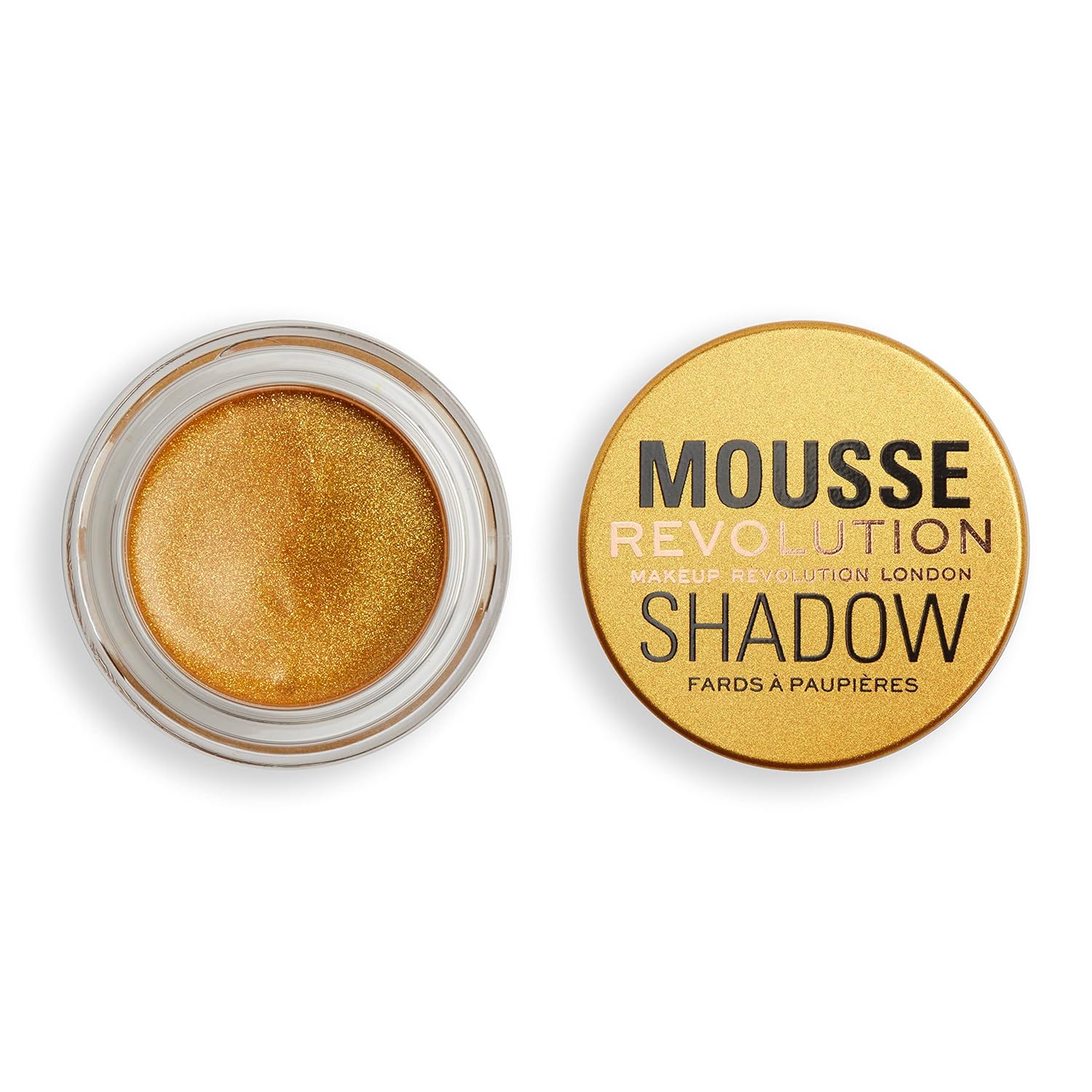 Makeup Revolution Mousse Shadow Gold Creamy whipped mousse formula for ...