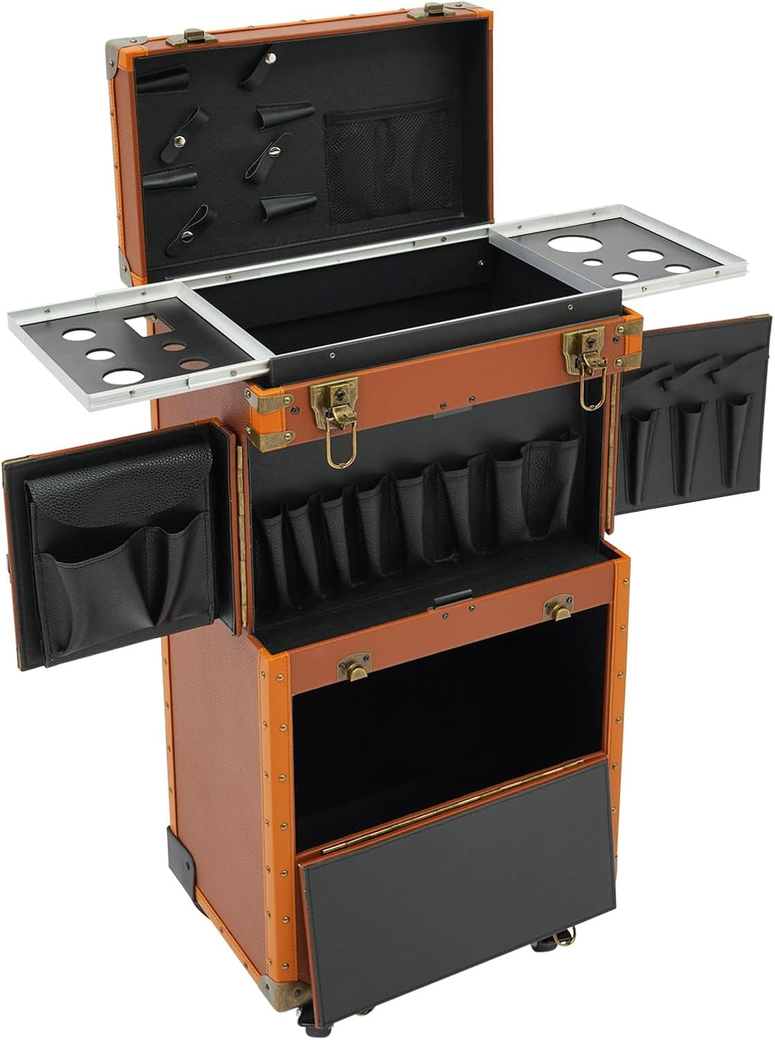 Makeup Rolling Case Professional Makeup Case Mobile Password Locks and ...