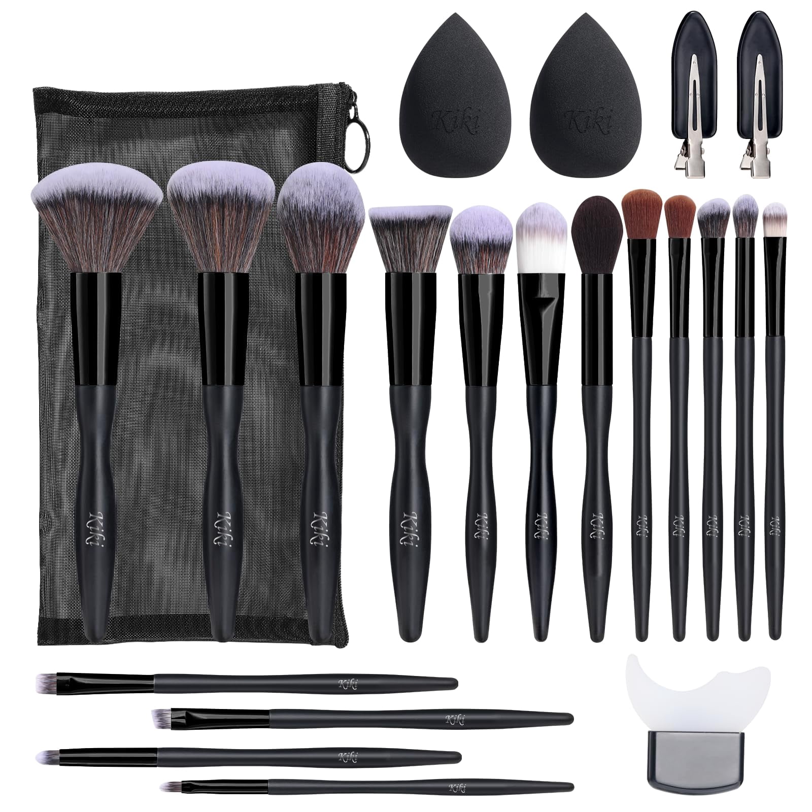 Makeup Set Kiki Beauty 21 Pcs Makeup Set and Tool Kit with Bag Powder ...