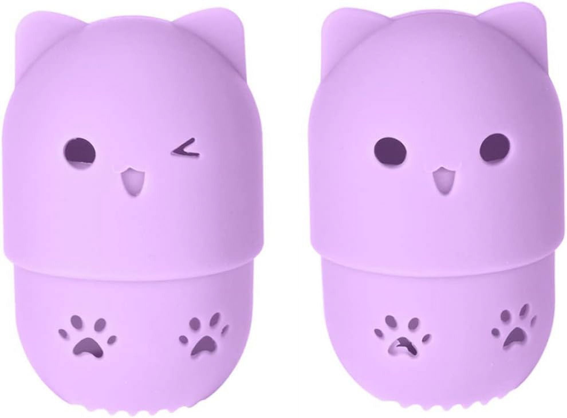 Makeup Sponge Case Silicone Portable Beauty Blender Protective Travel ...