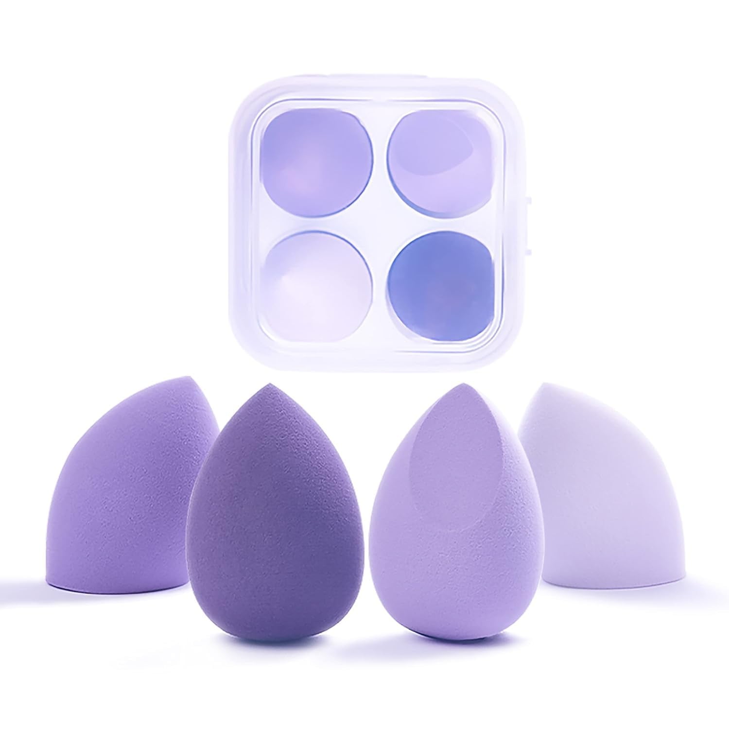 Makeup Sponge Set Foundation Blending Beauty Sponge Makeup Beauty Blender Latex Free and ...