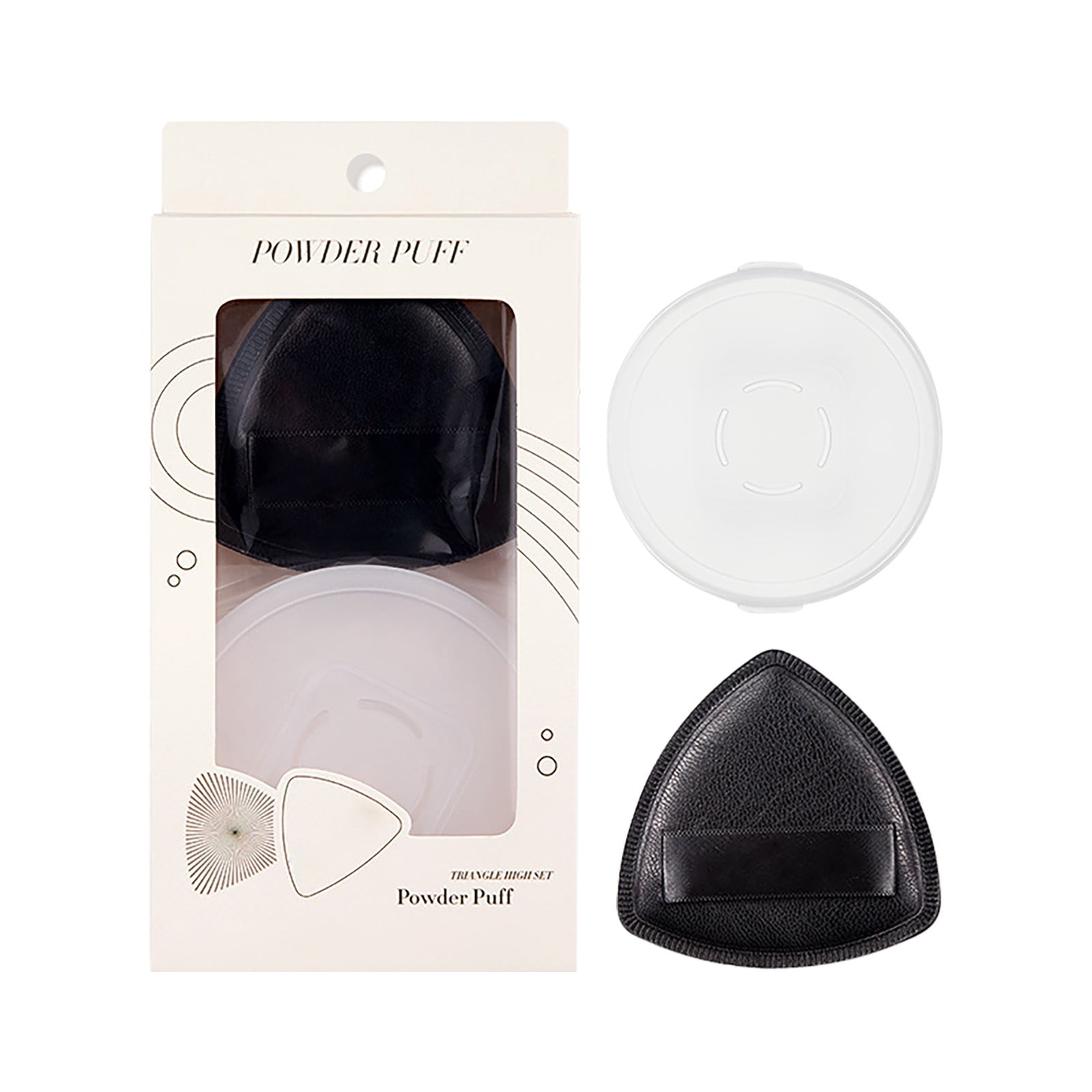 Makeup Sponge and Powder Puff Set with for Foundation Concealer Loose ...