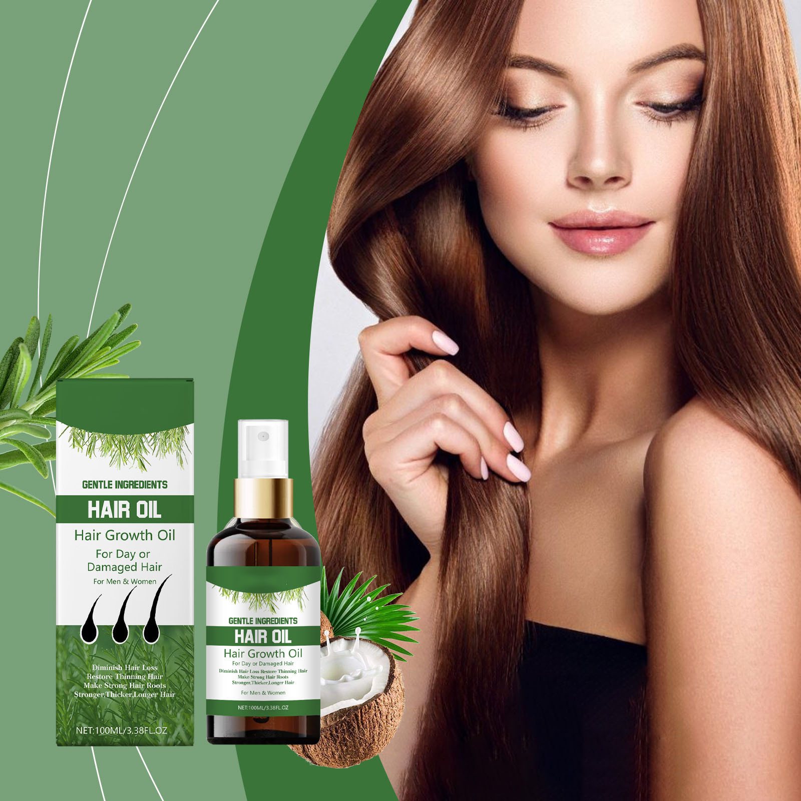 Makeup Thickening Hair Oil Effectively Nourishes Hair And Promotes ...