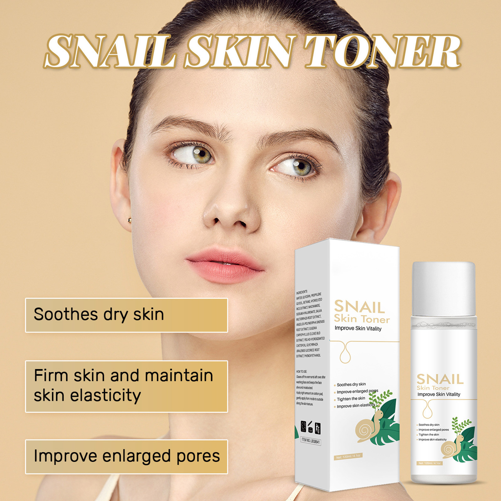 Makeup Toner Improves Skin Vitality, Relieves Dry Skin, Tightens Skin, Maintains Skin Elasticity ...