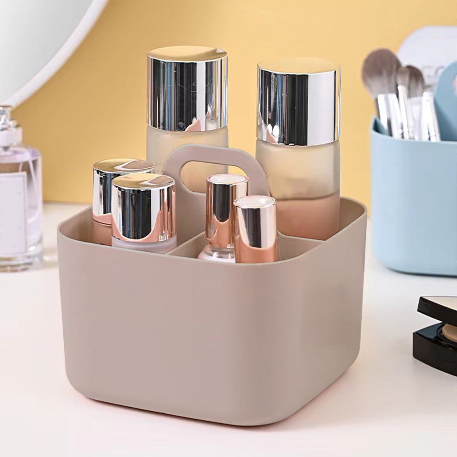 Makeup Tool Storage Box Makeup Brushes Cosmetic Box Pen Holder For Desk ...