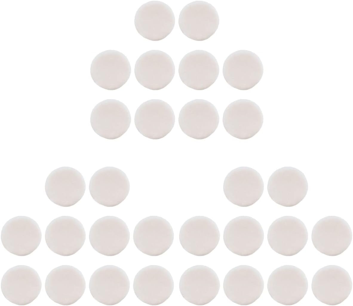 Makeup Triangle Puff Triangle Makeup Puff 30 PCS Cotton Suede Puffs ...