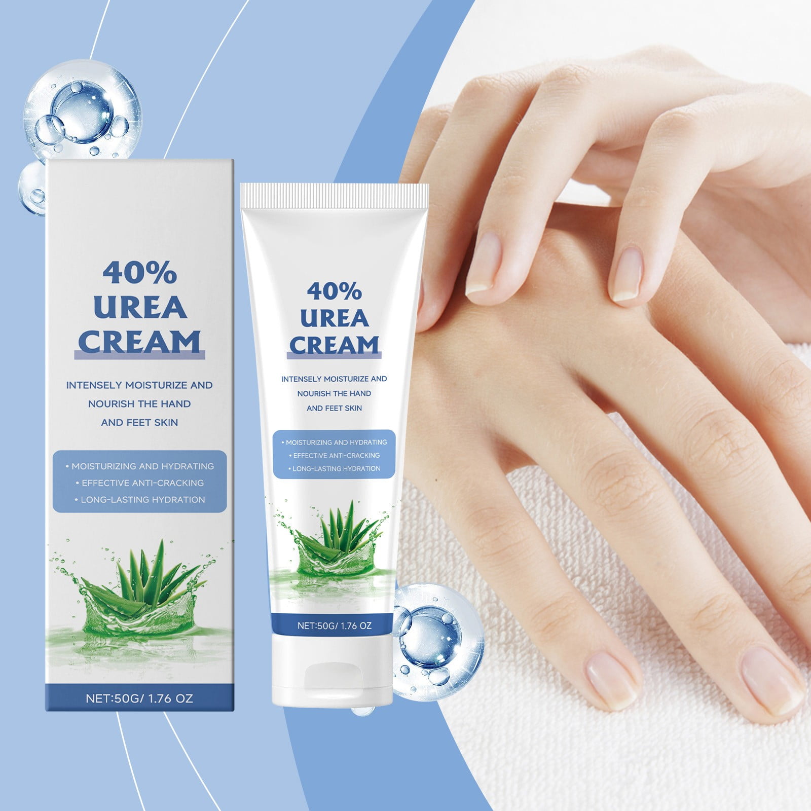 Makeup Urea Cream 40 Percent, Urea Foot And Hand Cream For Dry, Cracked ...