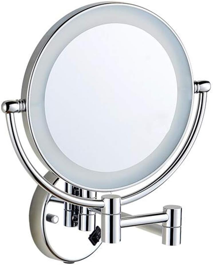 Makeup Vanity Mirror with Lights, Two-Sided Wall Mounted Beauty Mirror ...