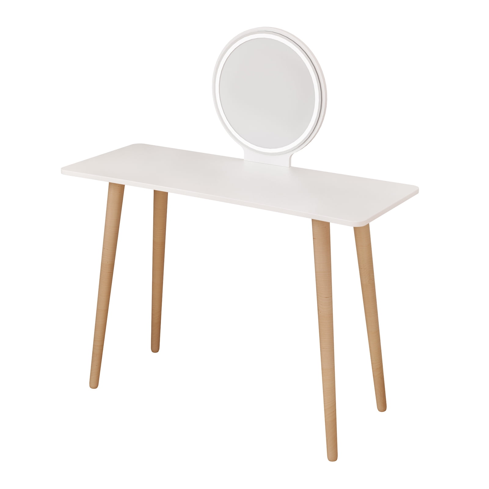 Makeup Vanity Table,Makeup Vanity Desk,Small Space Mini Makeup Table ...