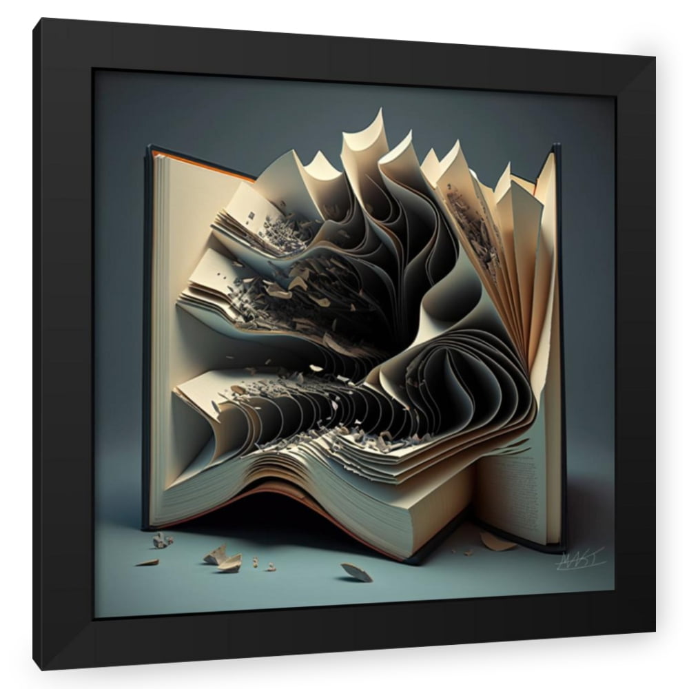 Maki 12x12 Black Modern Wood Framed Wall Art Titled - The Truth Behind ...