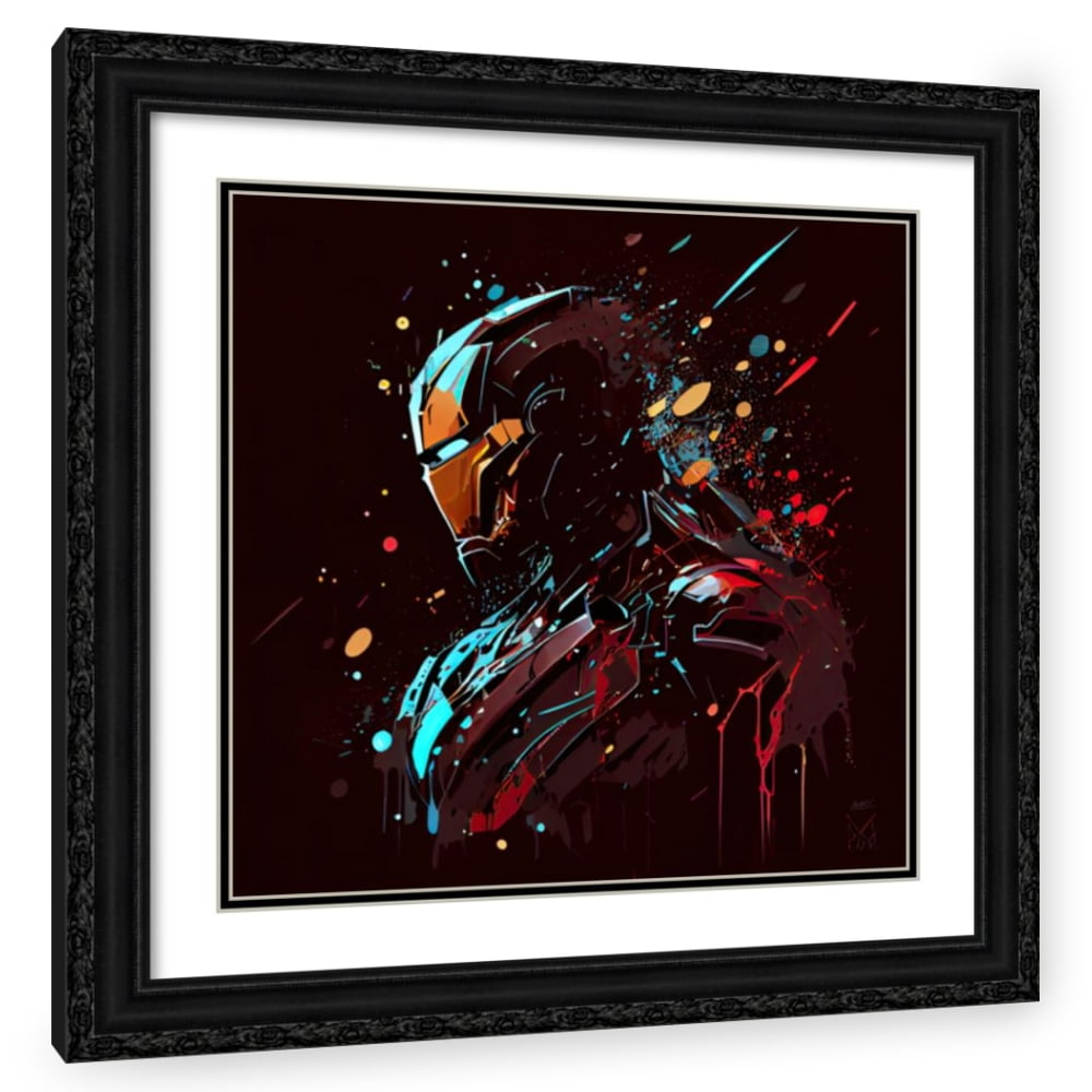 Maki 12x12 Black Ornate Wood Framed With Double Matting Wall Art Titled ...