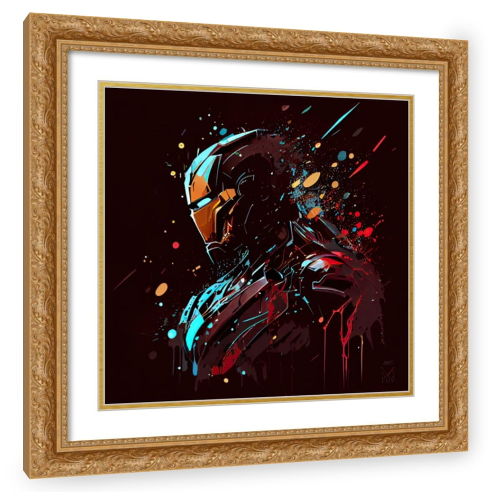 Maki 15x15 Gold Ornate Wood Framed With Double Matting Wall Art Titled ...