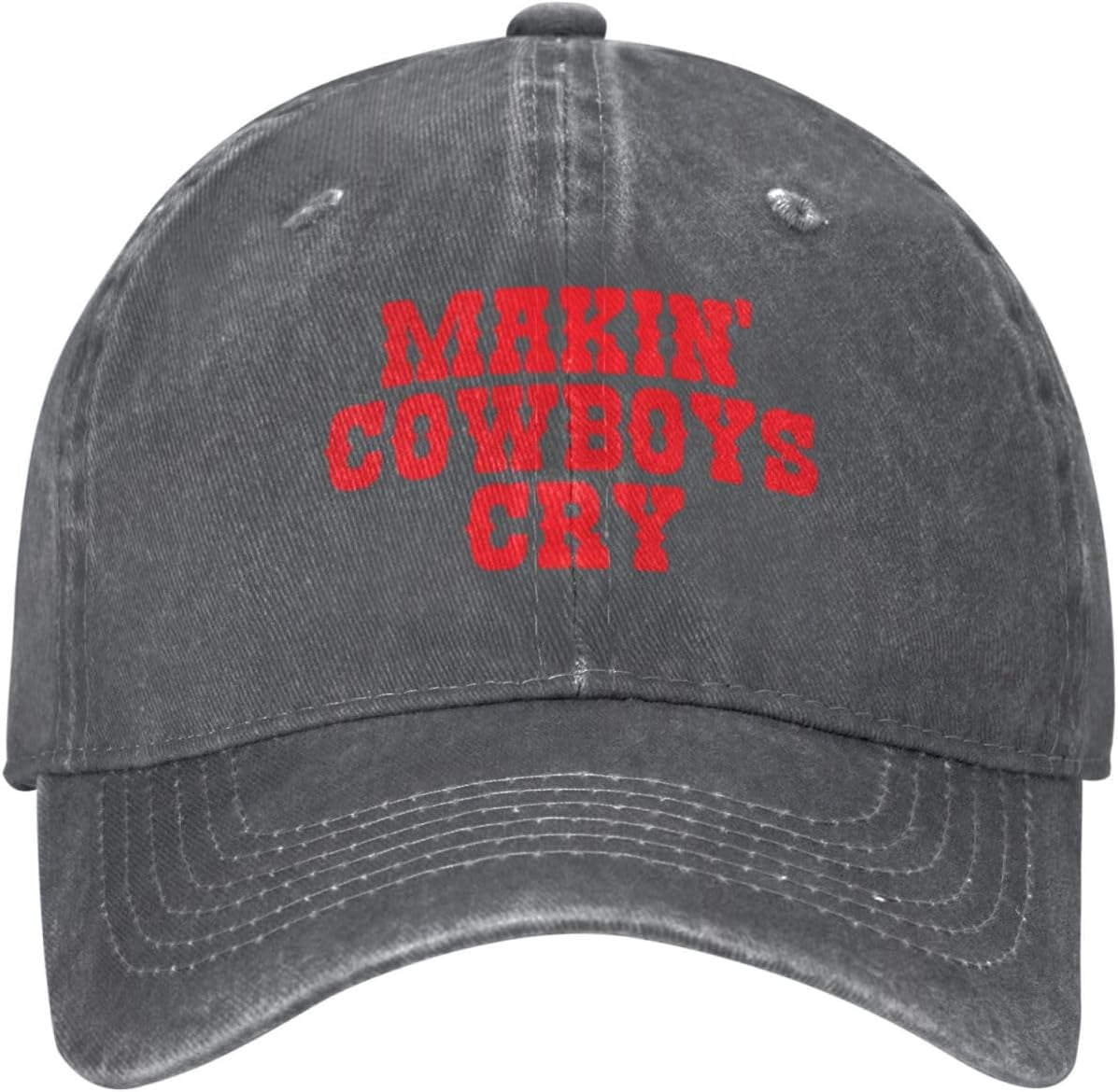 Makin' Cowboy Cry Hat Men Women Baseball Cap Adjustable Trucker Hat ...