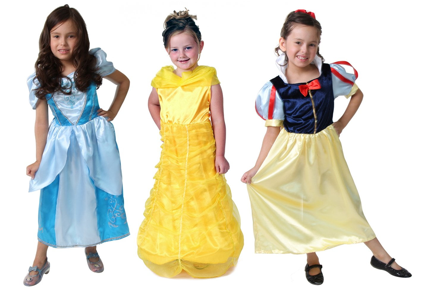 Making Believe Classic Storybook Princess Dress 3 Pack Set - Blue ...