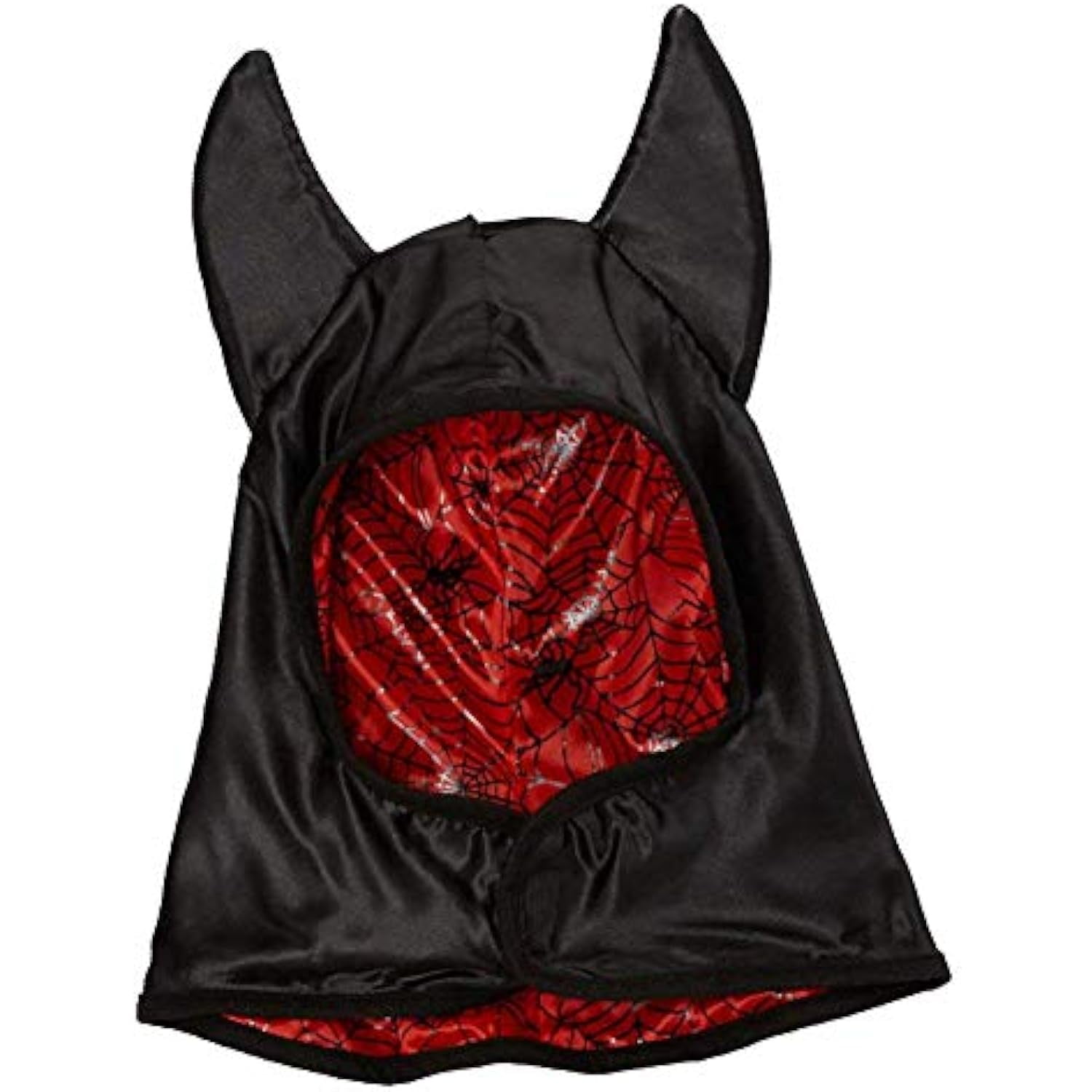 Making Believe Kids Black & Red Bat & Spider Reversible Hood - Walmart.com
