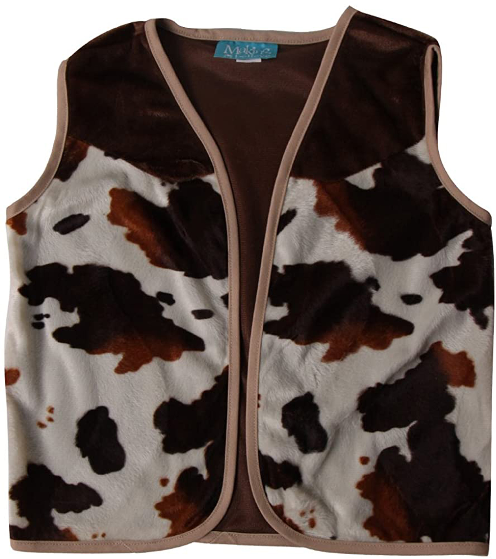 Making Believe Kids Brown Cowboy or Cowgirl Western Dress Up Vest ...