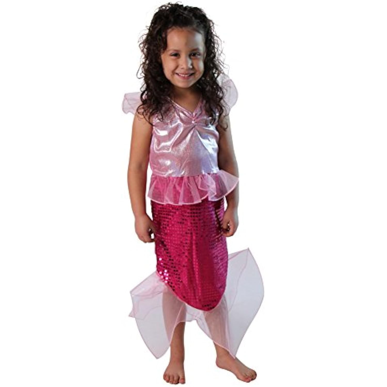 Making Believe Sequin Mermaid Dress Up Set (6/8, Pink) - Walmart.com