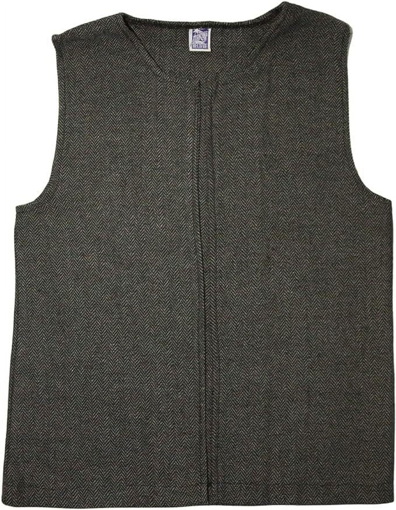 Making Believe Tweed Vest for Boys Colonial Costume - Grey - Medium ...