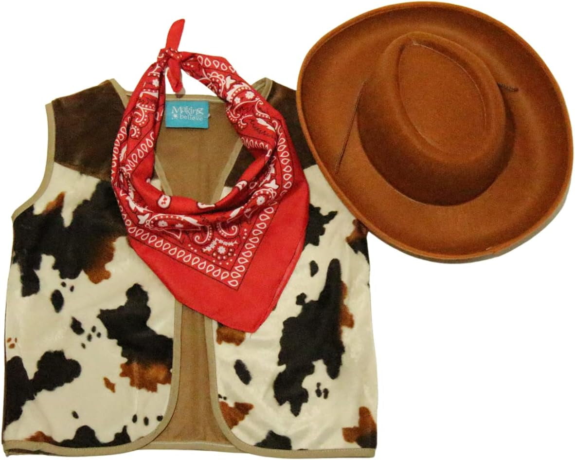 Making Believe Western Rodeo Cowboy or Cowgirl Costume Accessory with ...