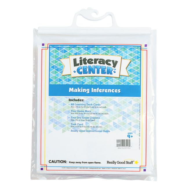 Making Inferences Literacy Center - 1 literacy center - Walmart.com