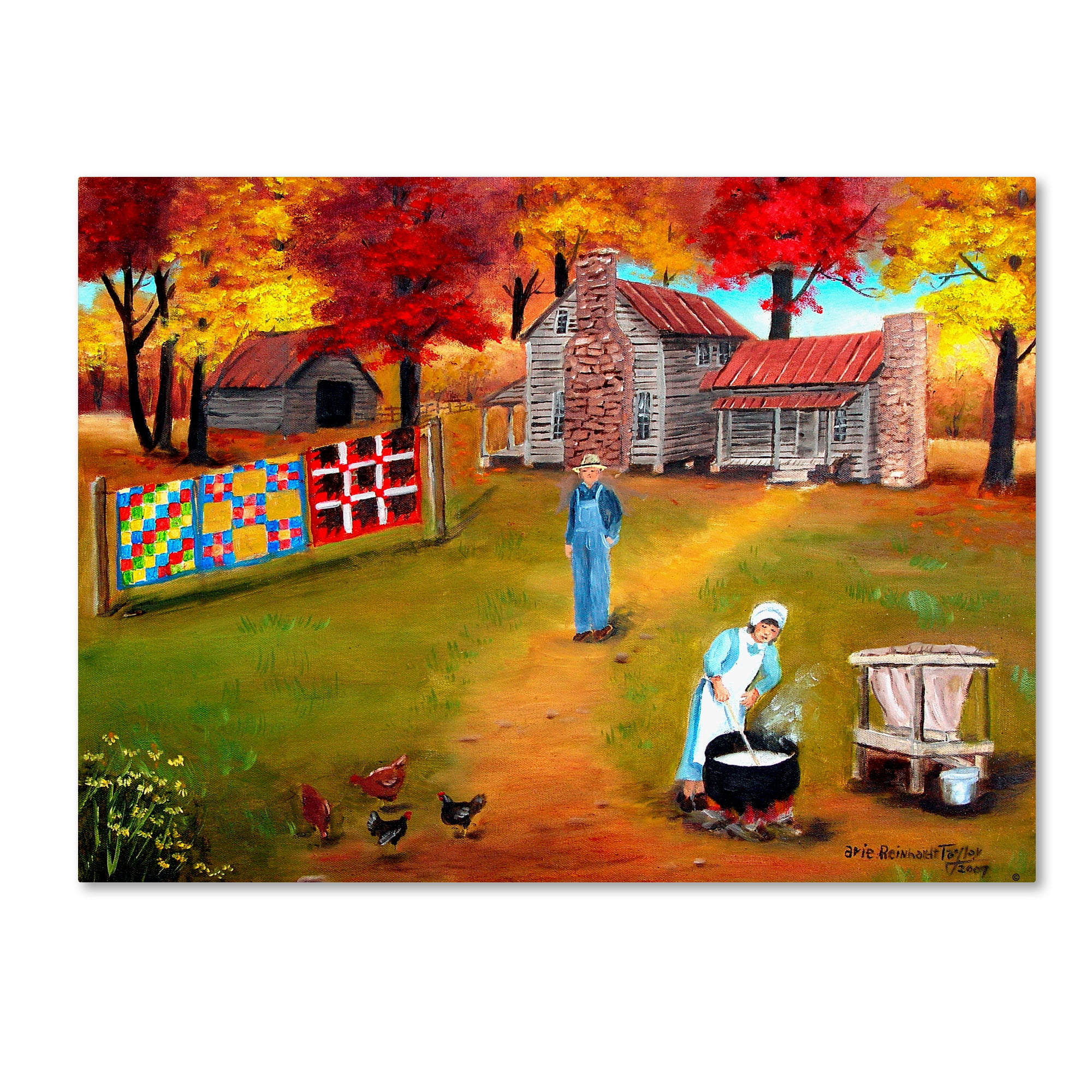Arie Reinhardt Taylor Making Lye Soap Canvas Art - Walmart.com