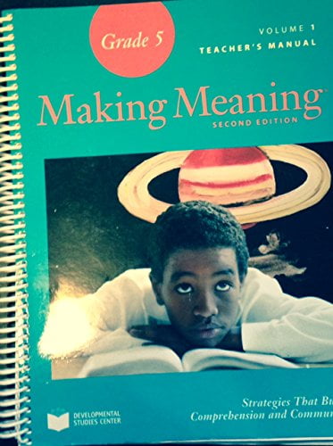 Pre-Owned Making Meaning Grade 5 Teacher's Manual Volume 1 (Second ...
