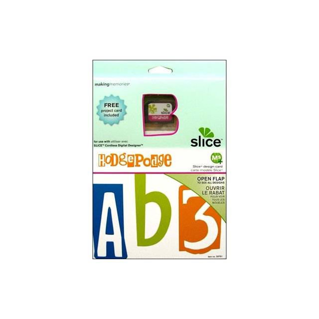 Making Mem Slice Design Card Fonts Hodge Podge - Walmart Business Supplies